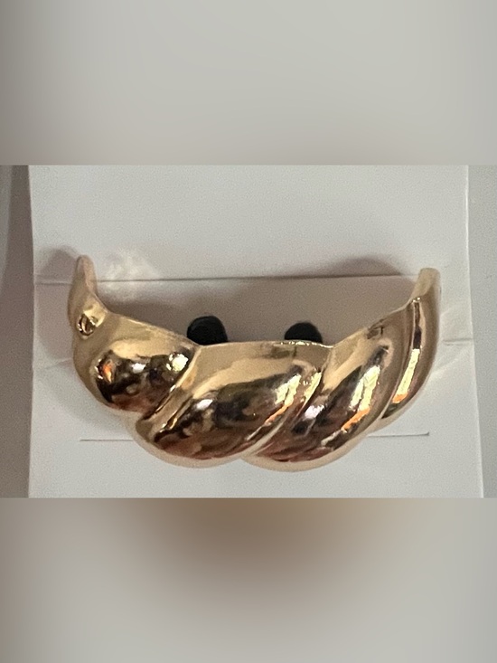 Mint | Accessories | Gold Tone Twist Design Hair Tie | Poshmark